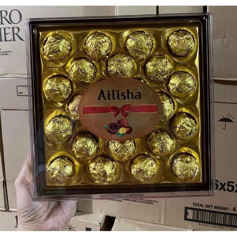 AILISHA CHOCOLATE SQUARE 24PCS | Shopee Philippines