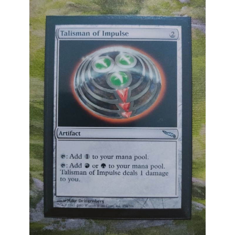 MTG - Talisman of Impulse - MRD - LIGHTLY PLAYED | Shopee Philippines