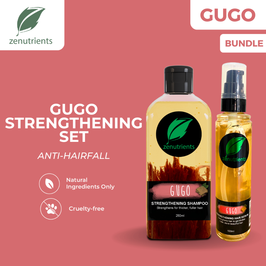 Zenutrients Gugo Strengthening Set (Anti-Hairfall Shampoo and Serum ...
