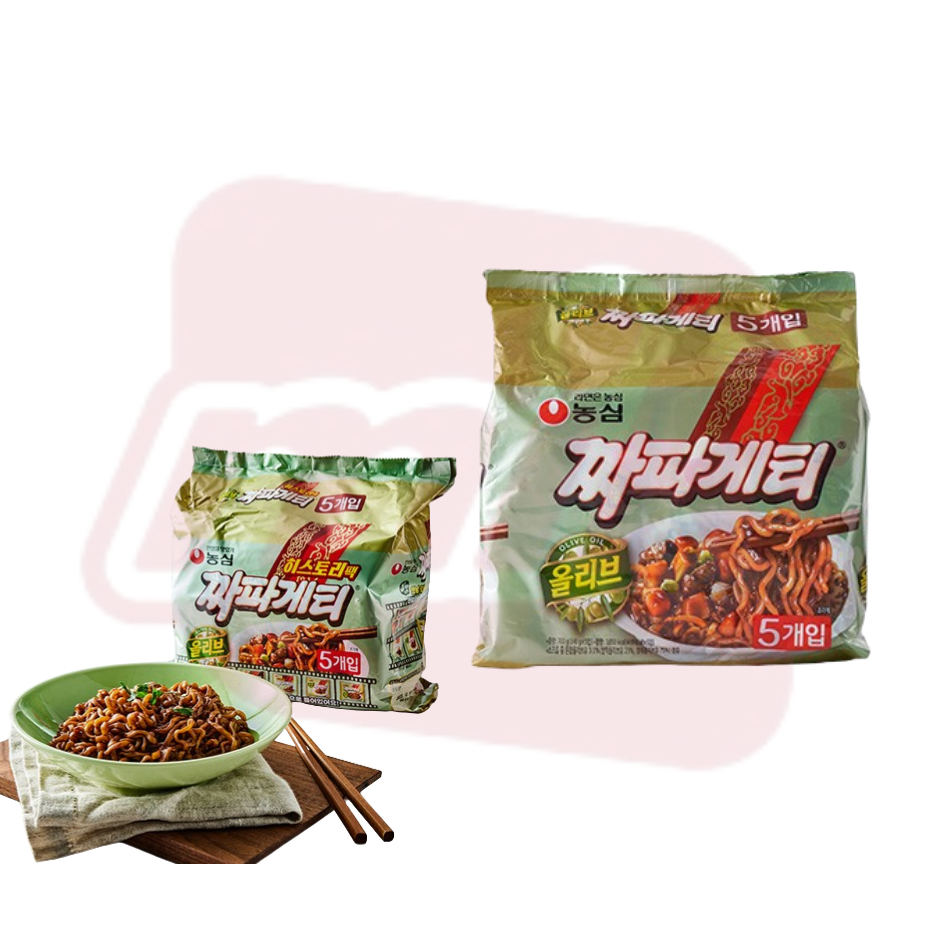 Nongshim Olive Jjapaghetti (Pack of 5) 140g | Shopee Philippines