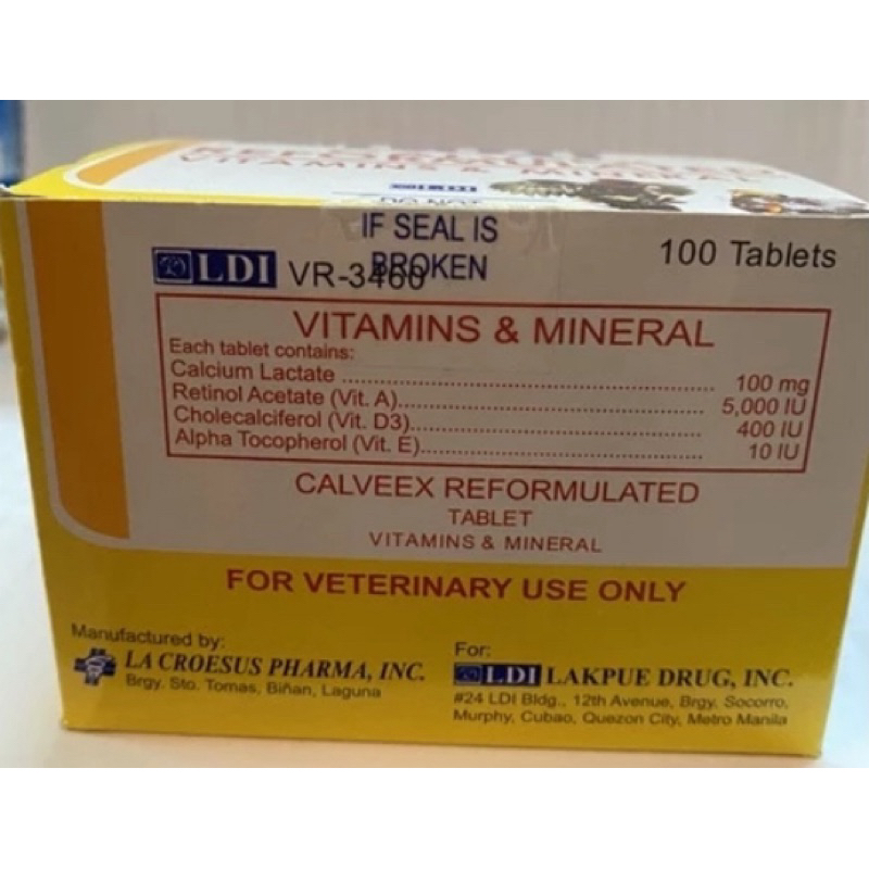 BOX-CALVEX vitamins &minerals for gamefowl | Shopee Philippines