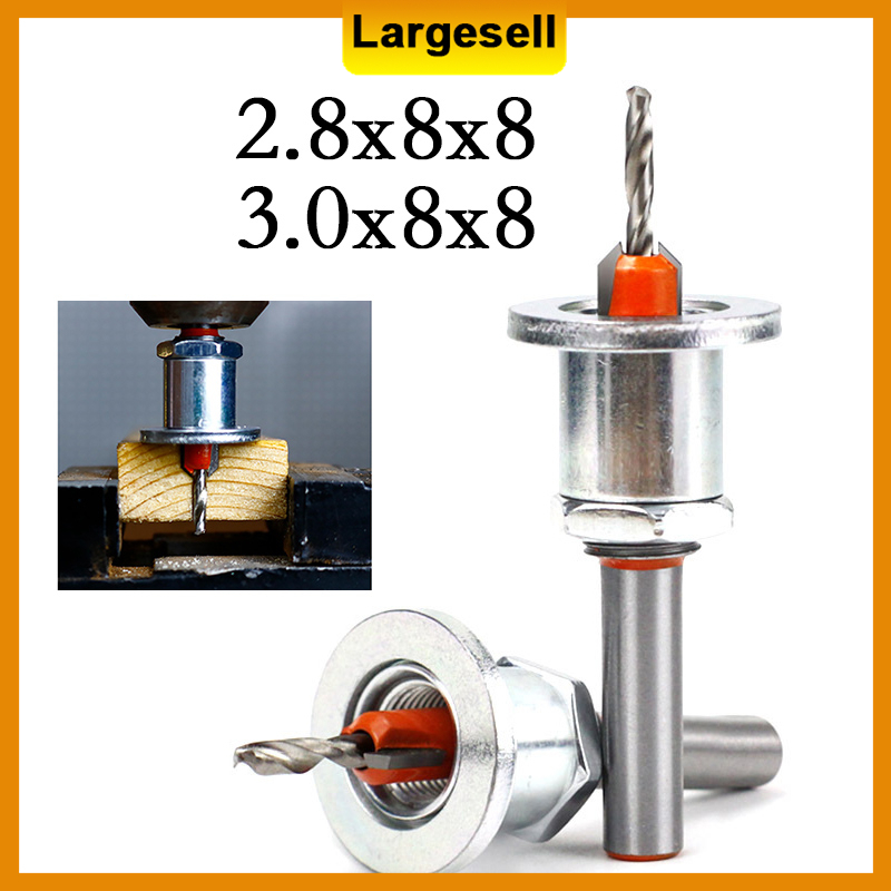 Countersink Drill Bit Adjustable Woodworking Router Limiter Chamfer ...