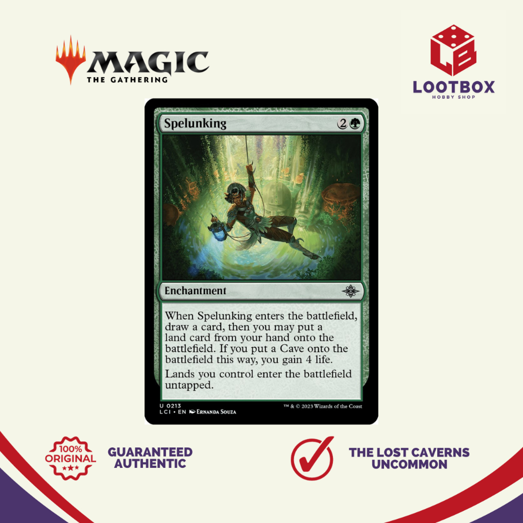 Magic the Gathering: Spelunking (Uncommon) - The Lost Caverns of Ixalan ...