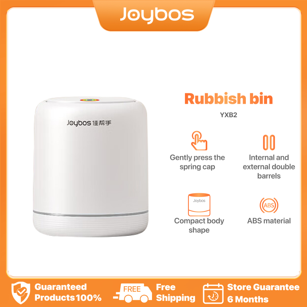 Joybos YXB2 Mini DesktopTrash Can With Cover Storage Garbage Bin ...