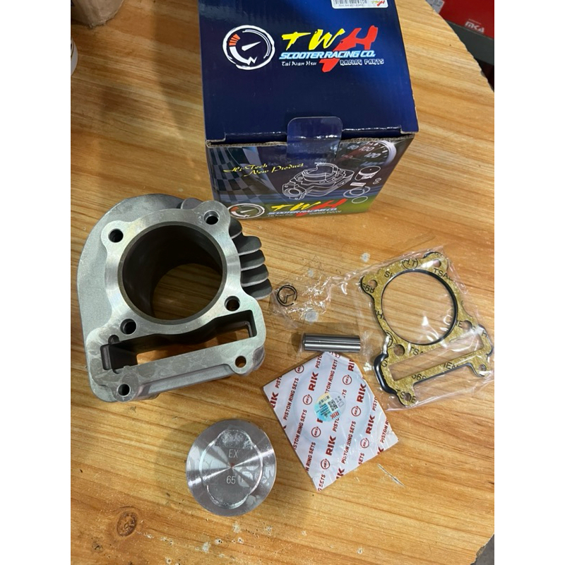 TWH Racing Cylinder Block 65mm Steel and Casting Piston for MIO SPORTY ...
