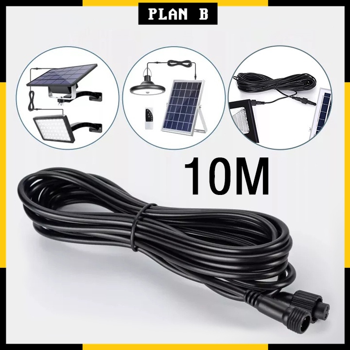 10M IP67 Solar Light Extension Cable Flood Lights Waterproof Thick Wire ...
