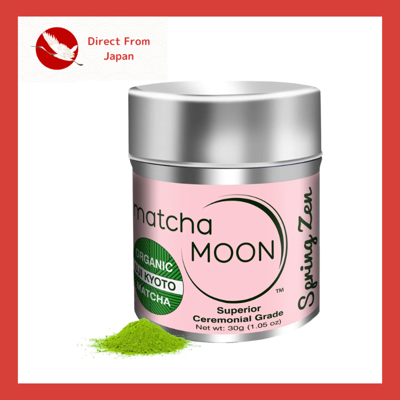 [Direct from Japan]Matcha Moon Spring Zen 30g Kyoto Uji Matcha Organic ...