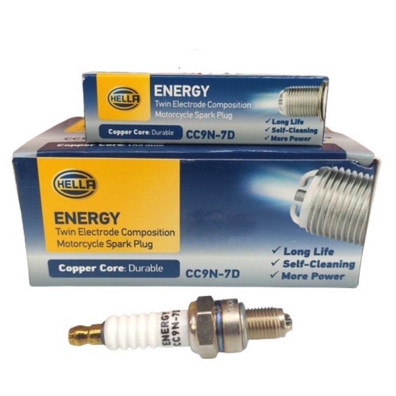 SKYGO ARCHER 100 / CC9N-7D HELLA TWIN ELECTRODE COMPOSITION SPARK PLUG ...