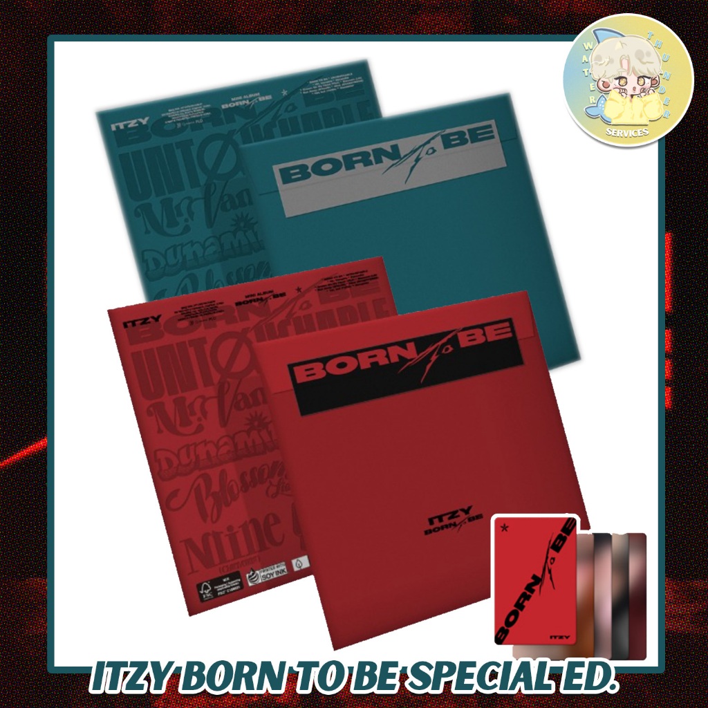 ITZY Born To Be Special Edition Album (Mr. Vampire & Untouchable Ver.) FETA [SEALED & PRE-ORDER ...