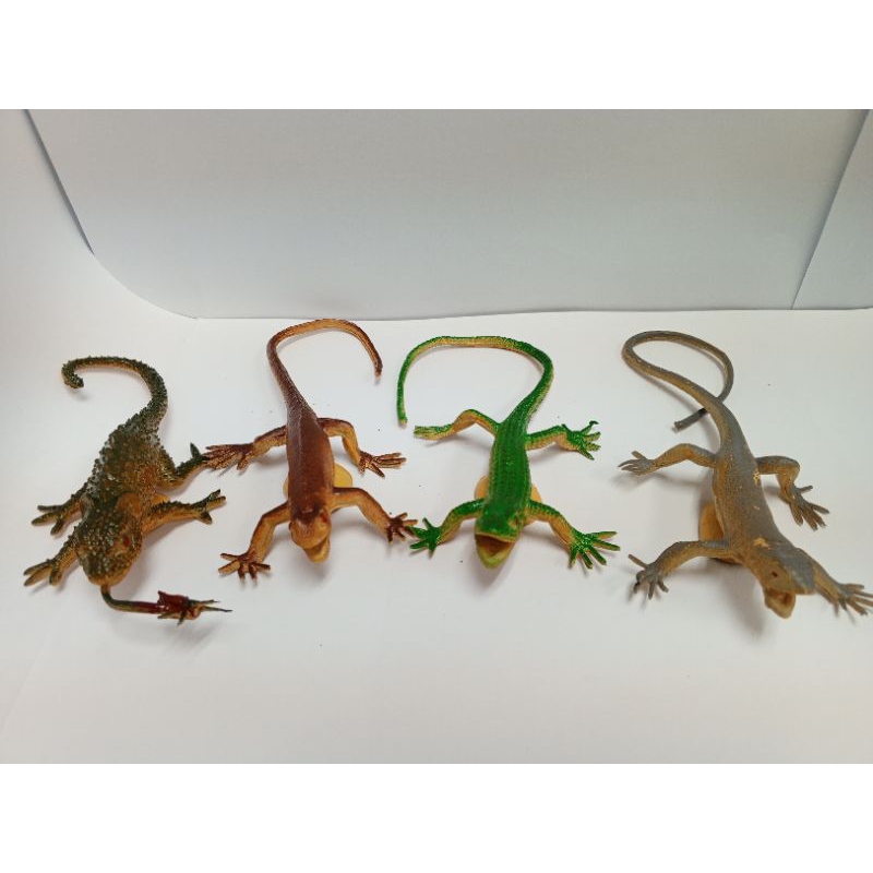 Set of 4 Lizards toy | Shopee Philippines