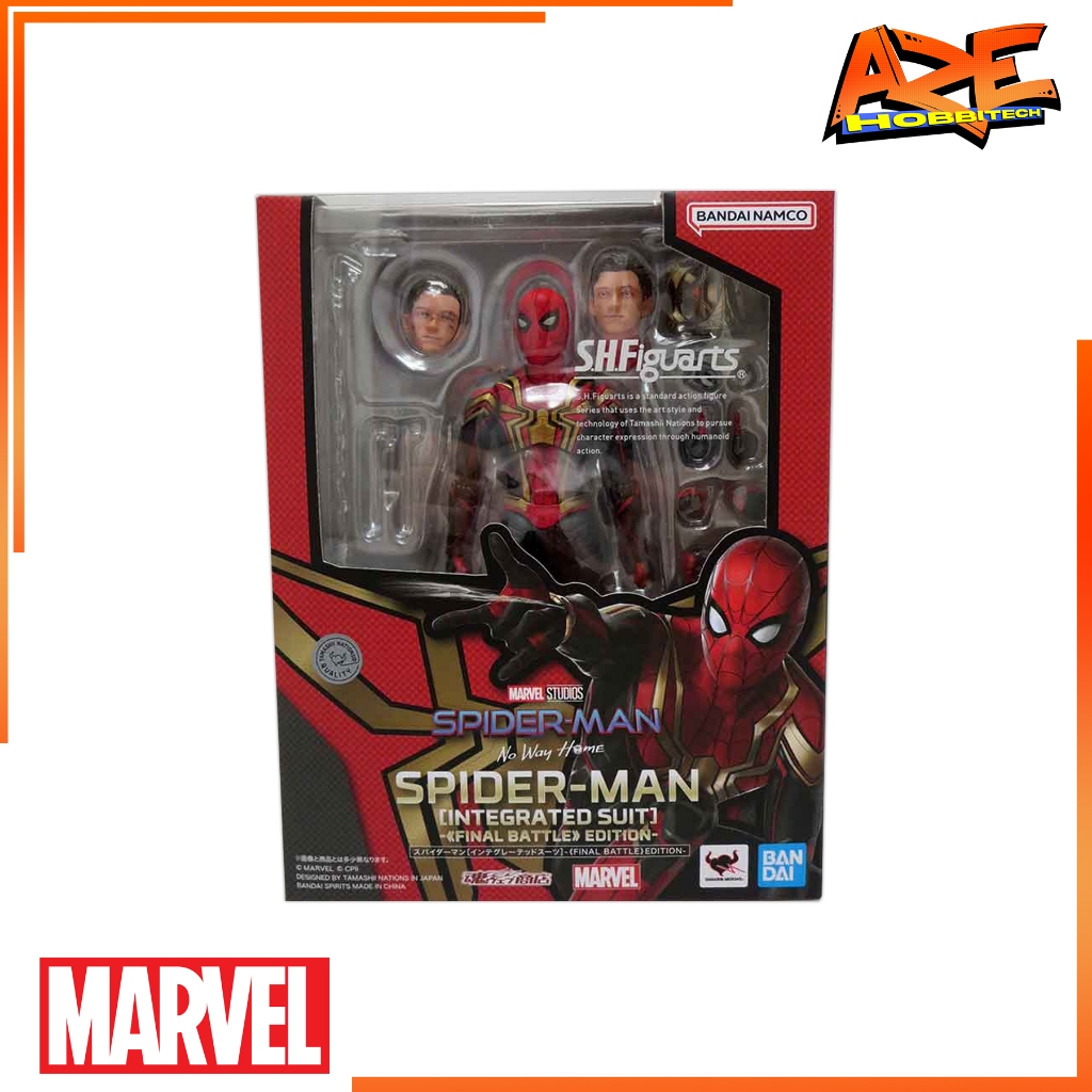 SHFiguarts Spider-Man Integrated Suit FINAL BATTLE EDITION Shf Action ...