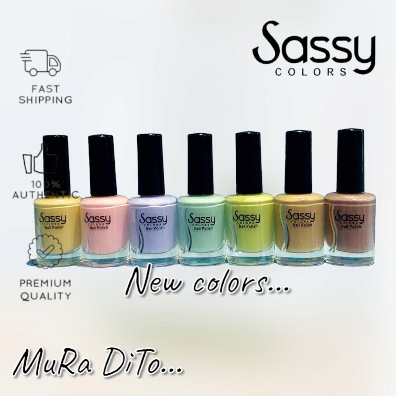 SASSY COLORS SERIES nail polish, 12mL cutics, cutix, baby colors ...