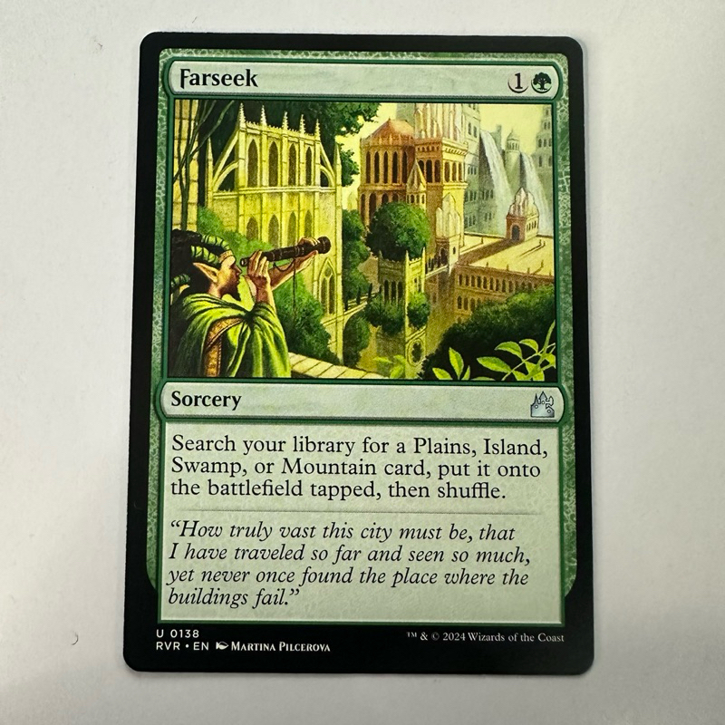 FARSEEK | RVR RAVNICA REMASTERED DOCTOR WHO | GREEN | MTG MAGIC THE ...