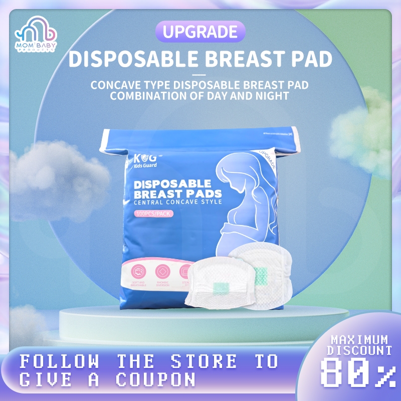 100Pcs Breast Pads Disposable Nursing Pad Maternity Breastfeeding Pad Cotton Anti Overflow Milk ...