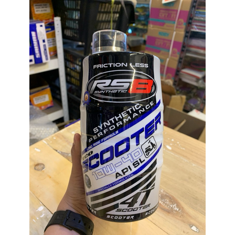 ItimThaiParts - RS8 OIL SYNTHETIC SCOOTER RACING FORMULA 10W-40 API SM ...