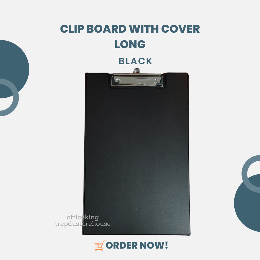 Clipboard with cover long black | Shopee Philippines