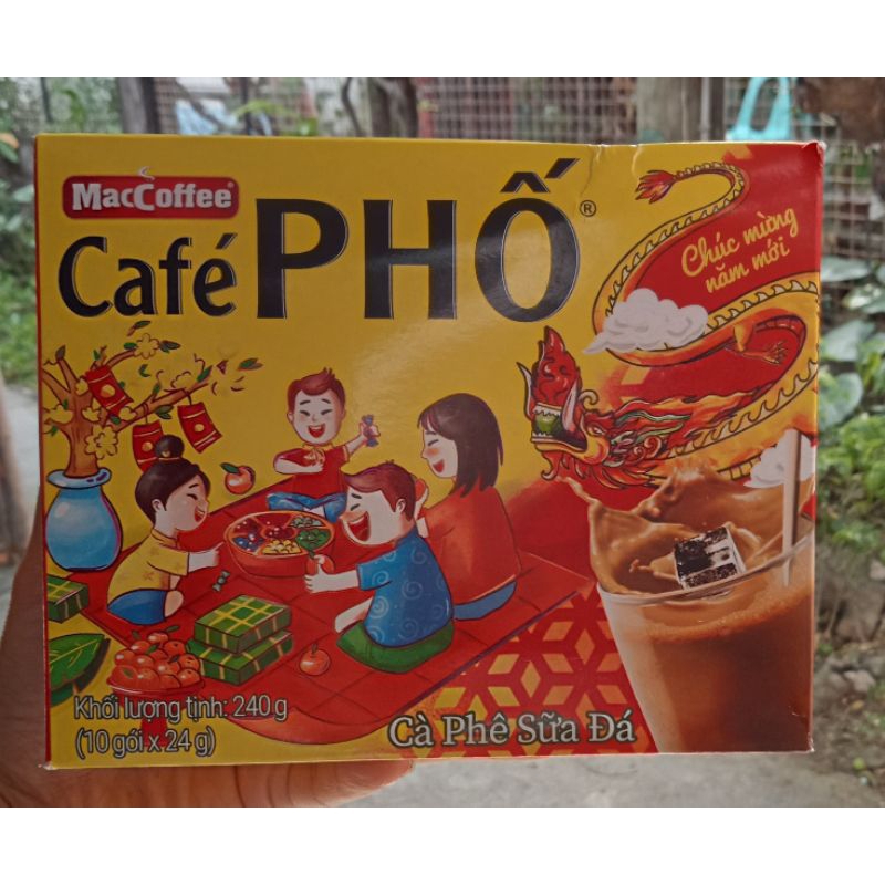 MacCoffee Cafe Pho 2in1 (Ca Phe Sua Da) Vietnam coffee 10 x 24g ...