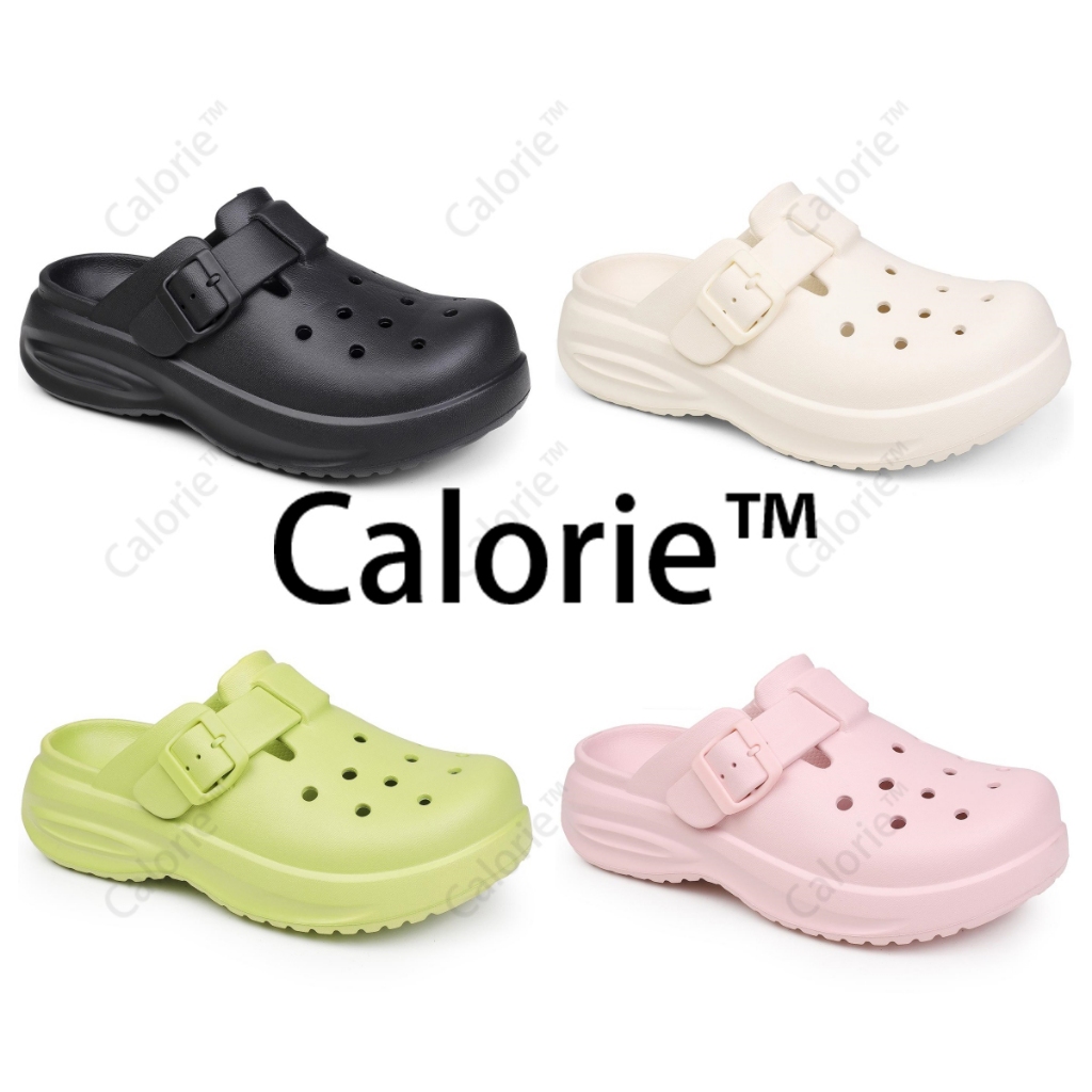 Jibbitz Slippers Collection Calorie Soft Thick Soled Lite Hole Shoes With Beach Slippers 8901 ...