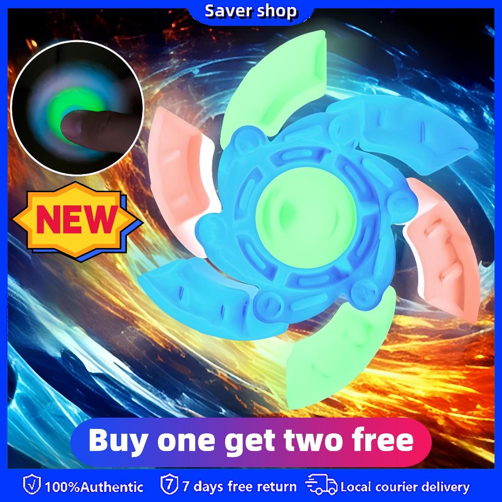 New 3D Printing Gravity Luminous LED light Fidget Spinner Hand Top ...