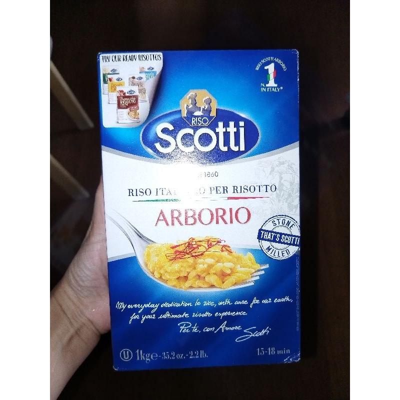 Scotti Arborio Risotto Rice 1kg | Shopee Philippines
