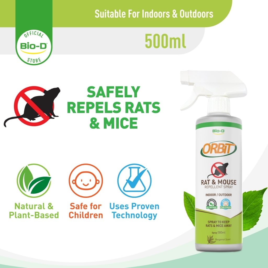 Bio-D Orbit Rat & Mouse Repellent Spray - Bergamot | Shopee Philippines