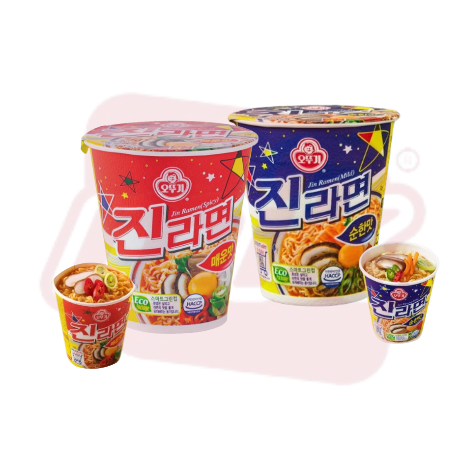 Ottogi Jin Ramen Cup 65g (Pack of 6) | Shopee Philippines