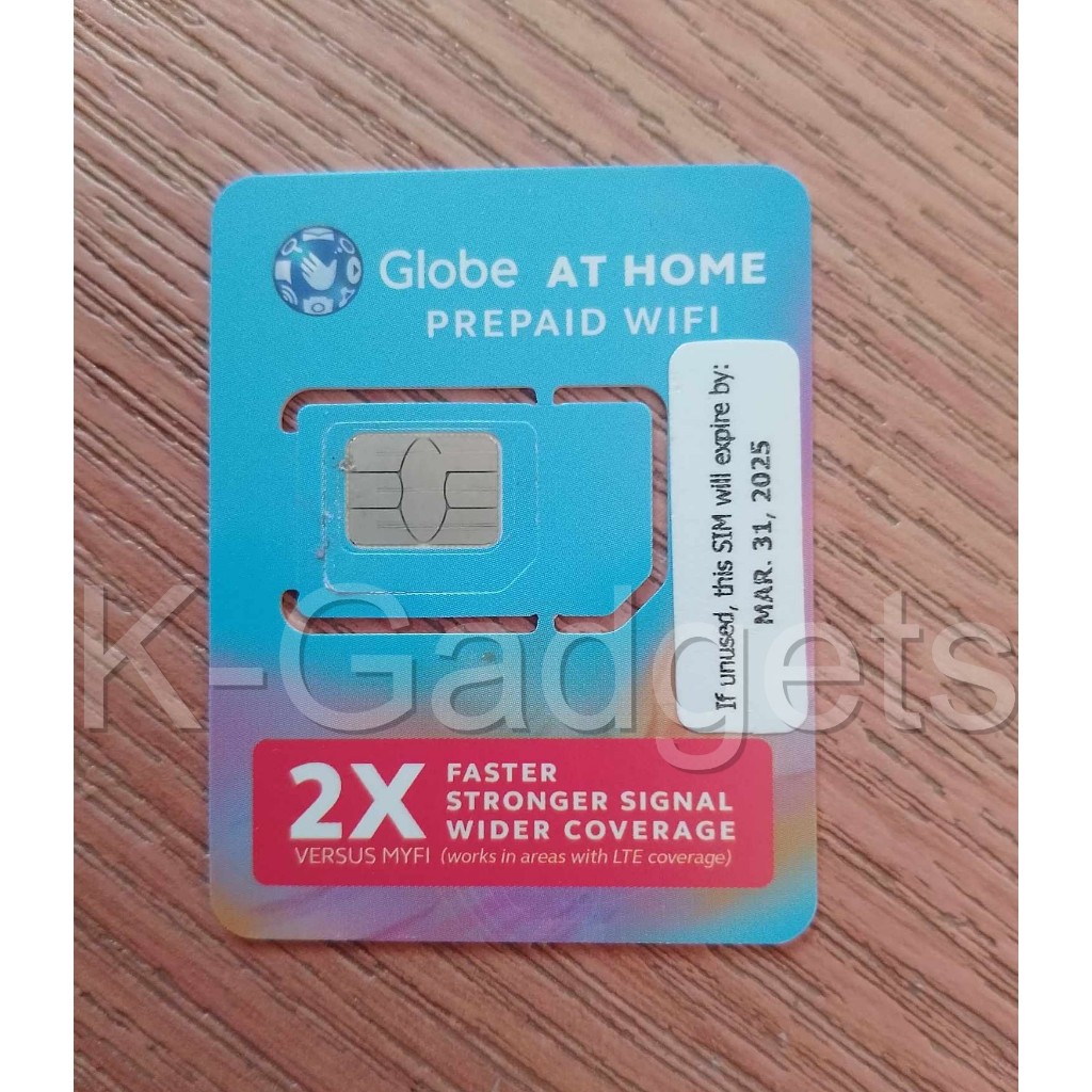 Globe Home SIM / Globe 5G SIM - with Free Text/Call // 10GB / 30GB ...