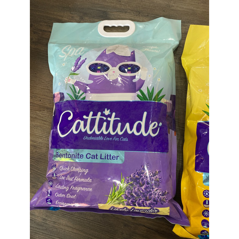Cattitude bentonite Cat litter 10L | Shopee Philippines