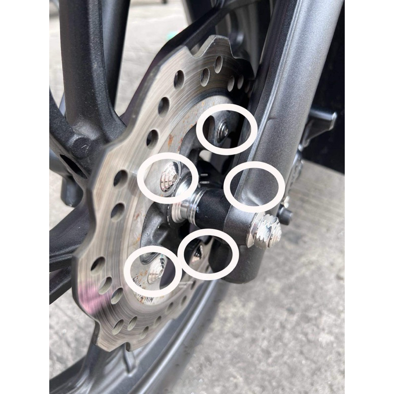 HENG DISC BOLT CLICK 150 V2 / CLICK V3 ONLY CNC TITANIUM | Shopee ...