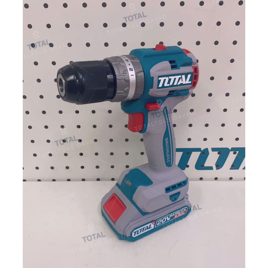 TOTAL Lithium-Ion Compact Brushless Impact Drill 20v TIDLI20602 | Shopee Philippines