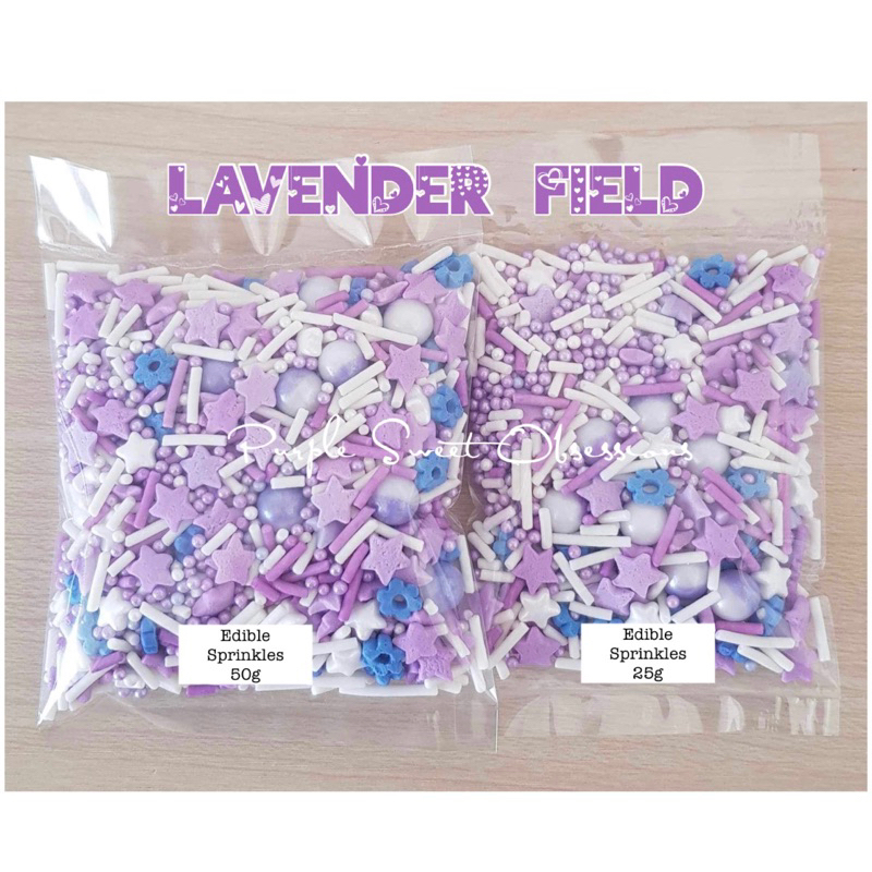 Assorted Edible Candy Sprinkles / Dragees / Flower Sprinkles / Pastel ...