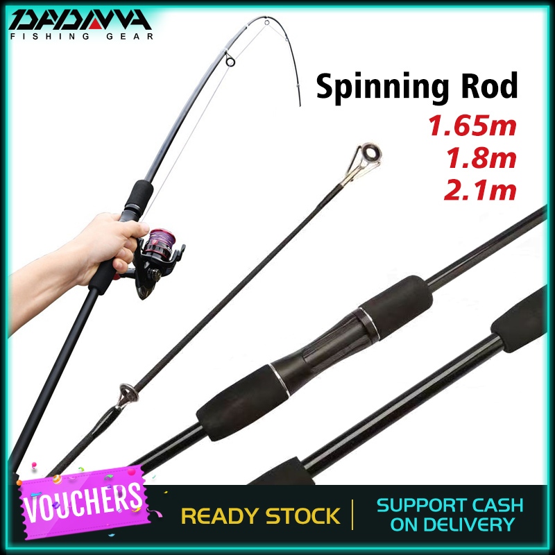 DADAWA Lure Rod Set 1.8 M 2.1 M Spinning Casting Fishing Rod Throwing ...