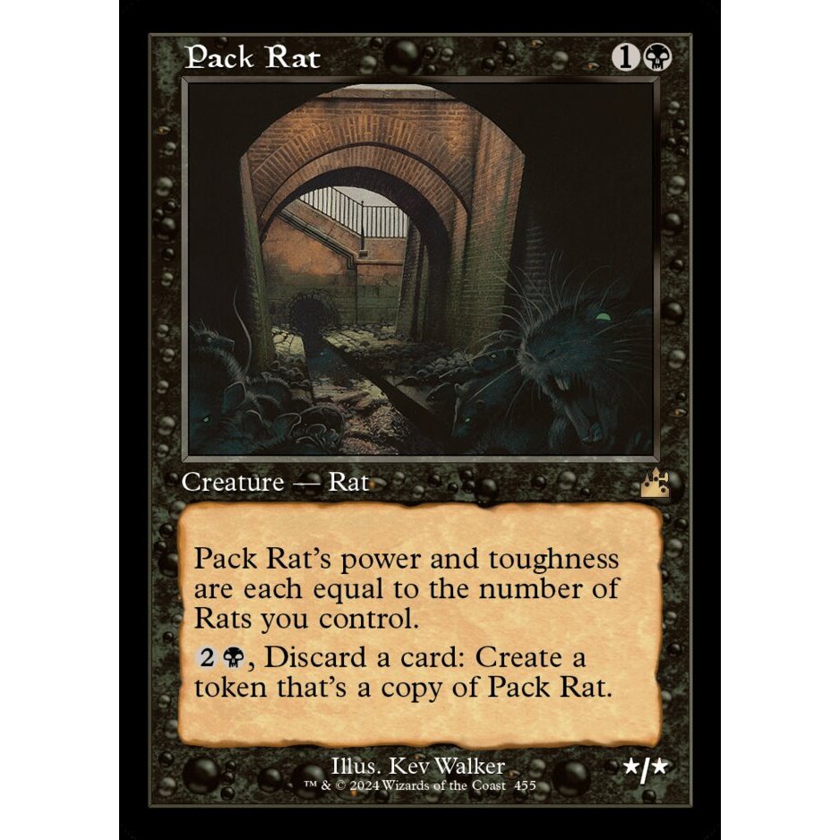 Pack Rat (Retro Frame) - Ravnica Remastered (RVR) | Shopee Philippines
