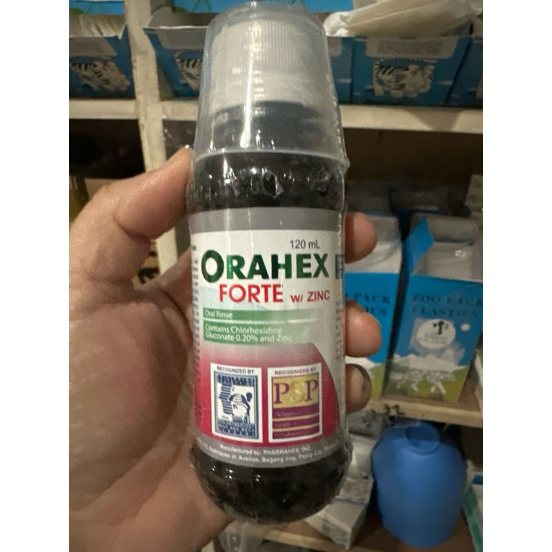 Orahex forte zinc / orahex plus oral rinse 120ml | Shopee Philippines