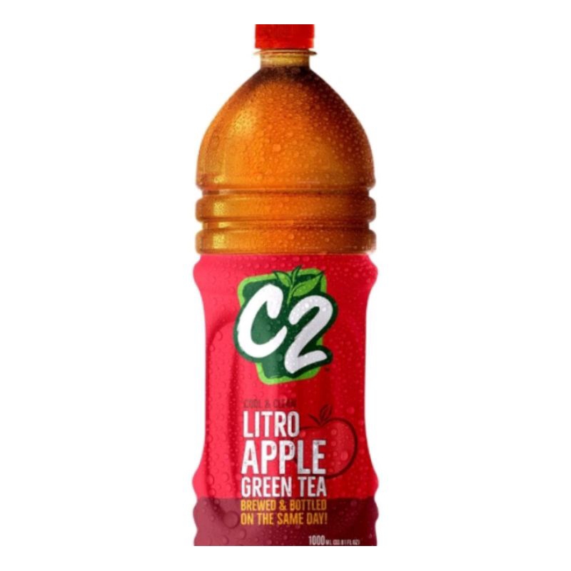 C2 Green Tea Apple Drink 1 Liter | Shopee Philippines