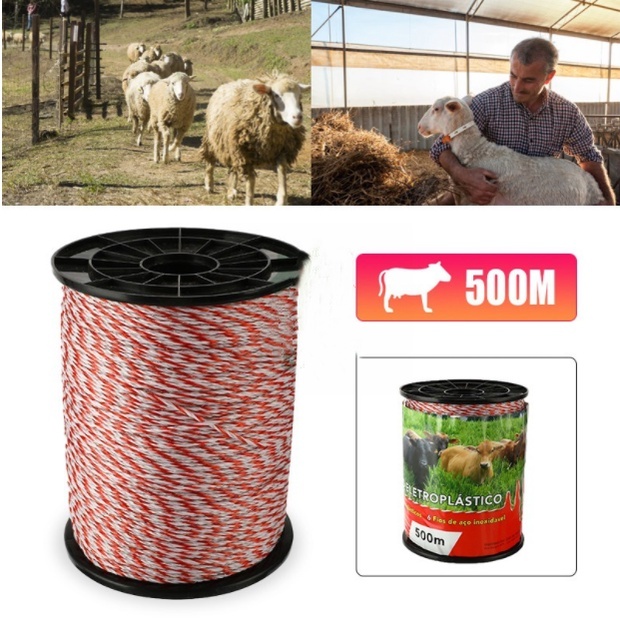 500M Electric Fence Poly Wire High Voltage Pulse Aluminum Alloy ...