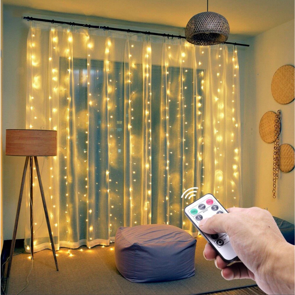 L17 Curtain Lights 200LED 2M 3M String Light Fairy Lights Christmas New ...