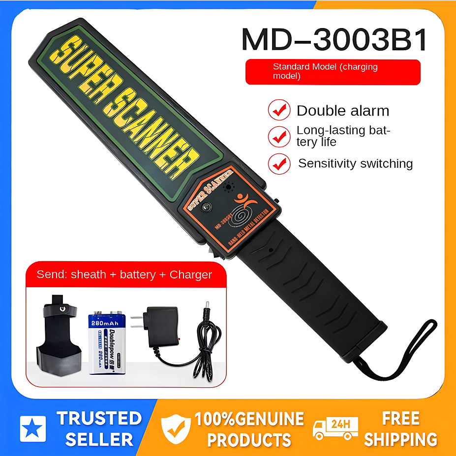 {cod}Portable metal detector, high sensitivity and safety super scanner ...
