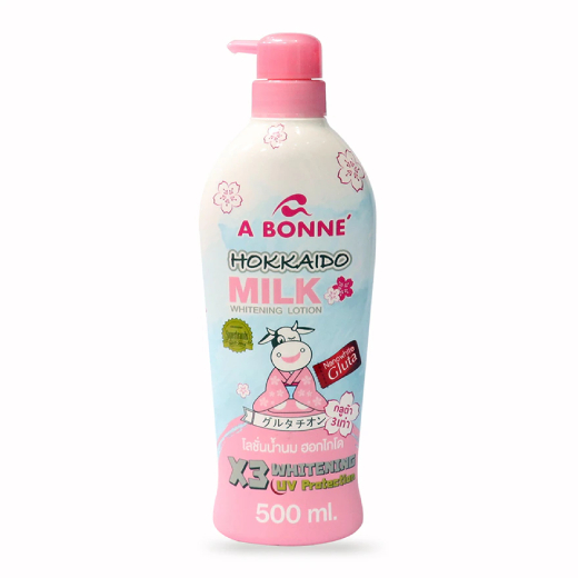 A BONNE Hokkaido Milk Whtng Lotion 500ml | Shopee Philippines