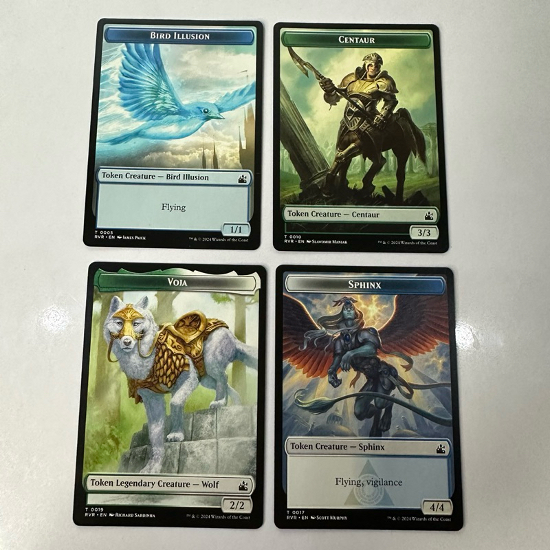 BIRD ILLUSION | CENTAUR | VOJA | SPHINX TOKEN | RVR RAVNICA REMASTERED ...