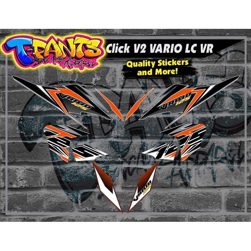 Click V2 Vario LC VR Sticker Decals | Shopee Philippines