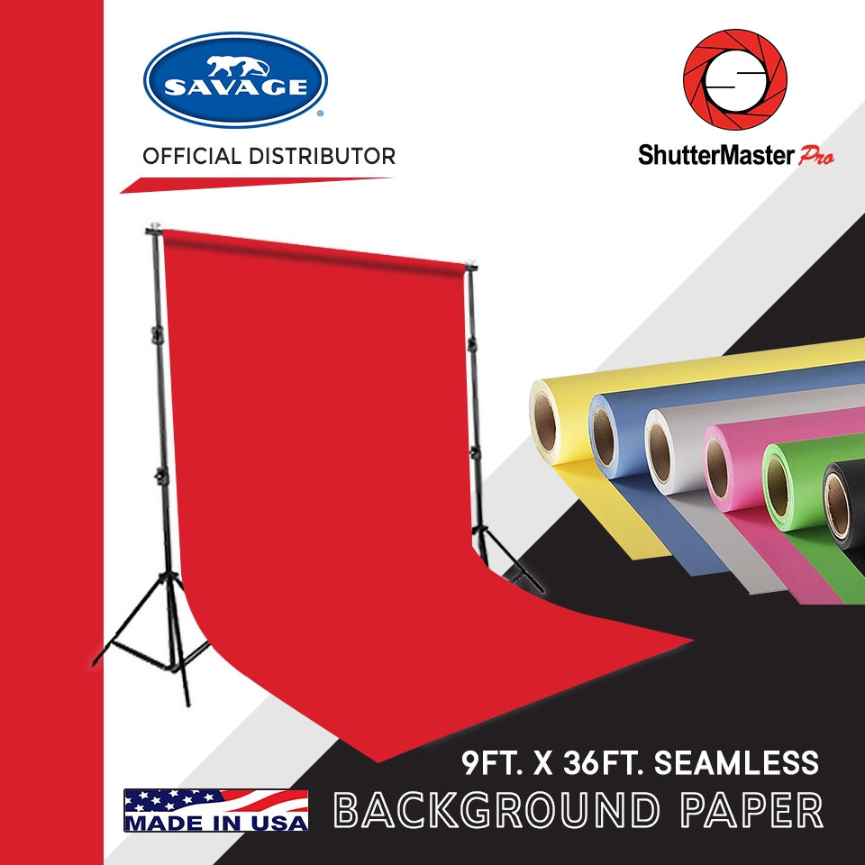[Shuttermasterpro] Savage Seamless Background Paper 9ft x 36ft | Shopee ...