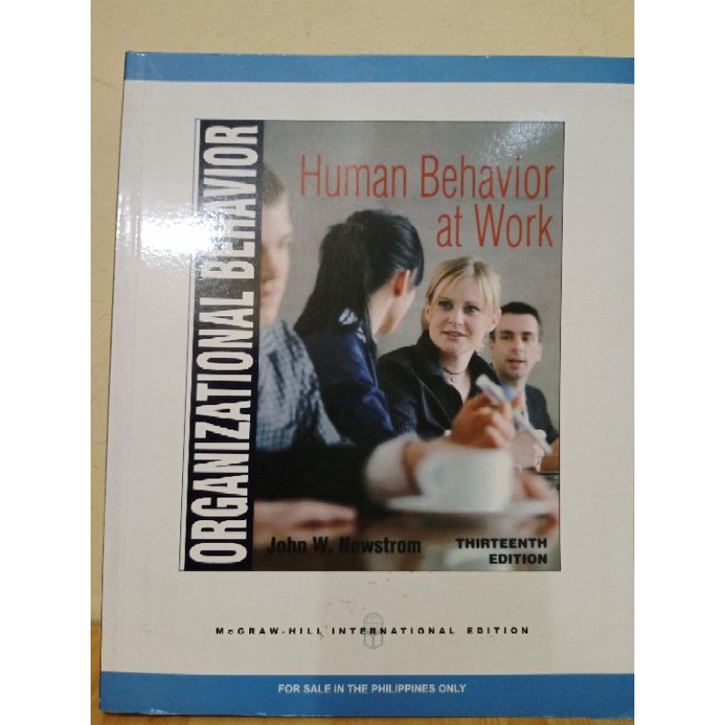ORGANIZATIONAL BEHAVIOR HUMAN BEHAVIOR AT WORK | Shopee Philippines