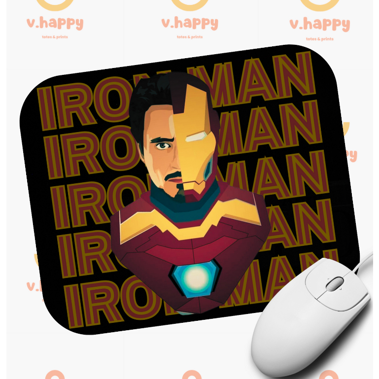 Personalized Iron Man Themed Computer Mouse Pad | Shopee Philippines