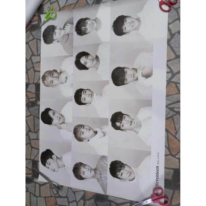 SEVENTEEN SVT OFFICIAL OLD ALBUM POSTERS (GOING SVT, AL1, HENGGARAE ...
