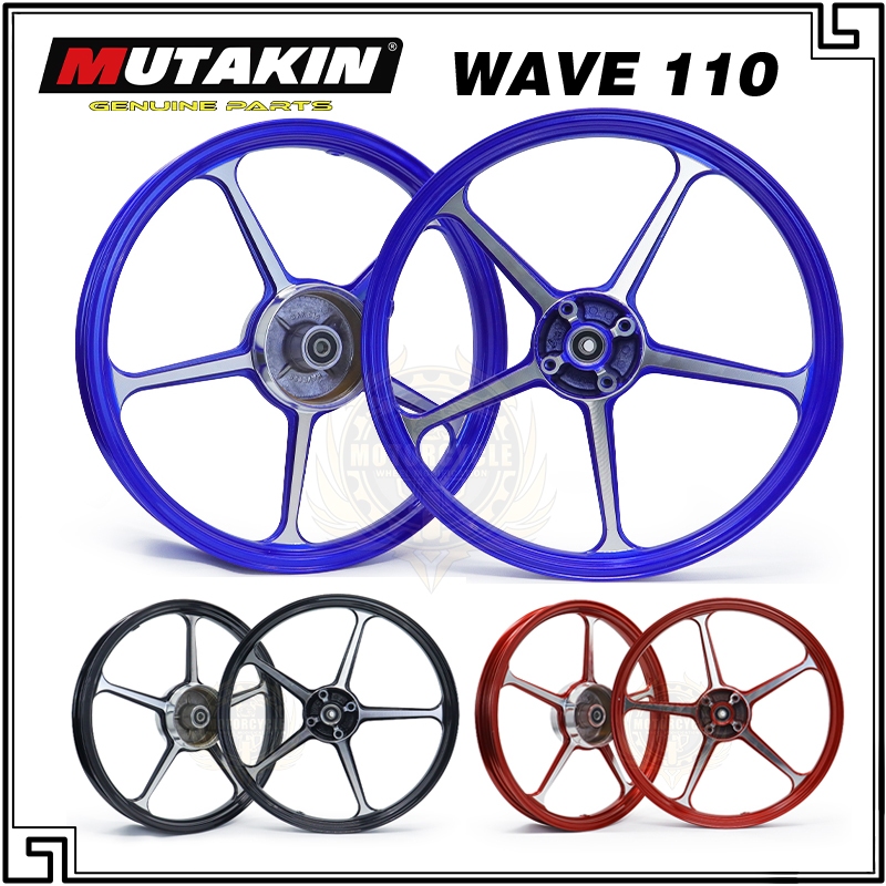 505 MUTAKIN Mags For Honda Wave 110 RS 125 Front Disc 4 holes and Rear ...