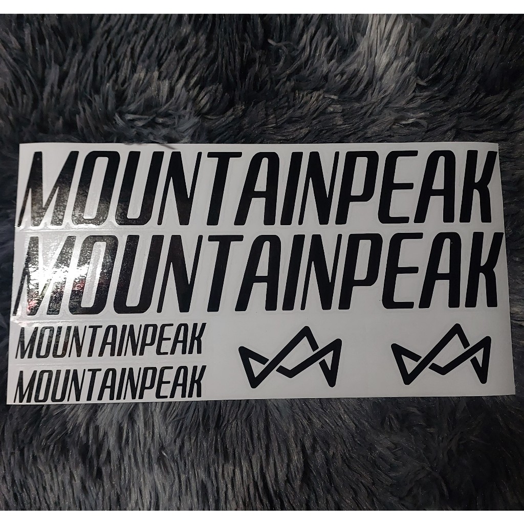 Mountainpeak Bike Decal Sticker | Shopee Philippines