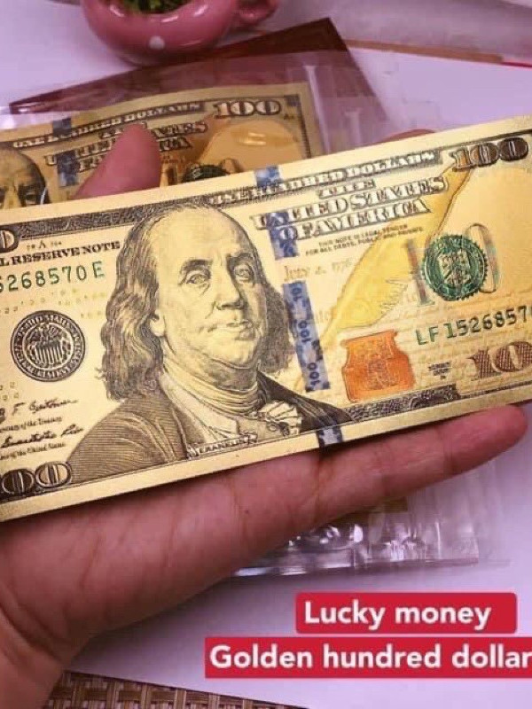 Marketing LUCKY MONEY AUSPICIOUS NOTES (GOLD PLATED) | Shopee Philippines