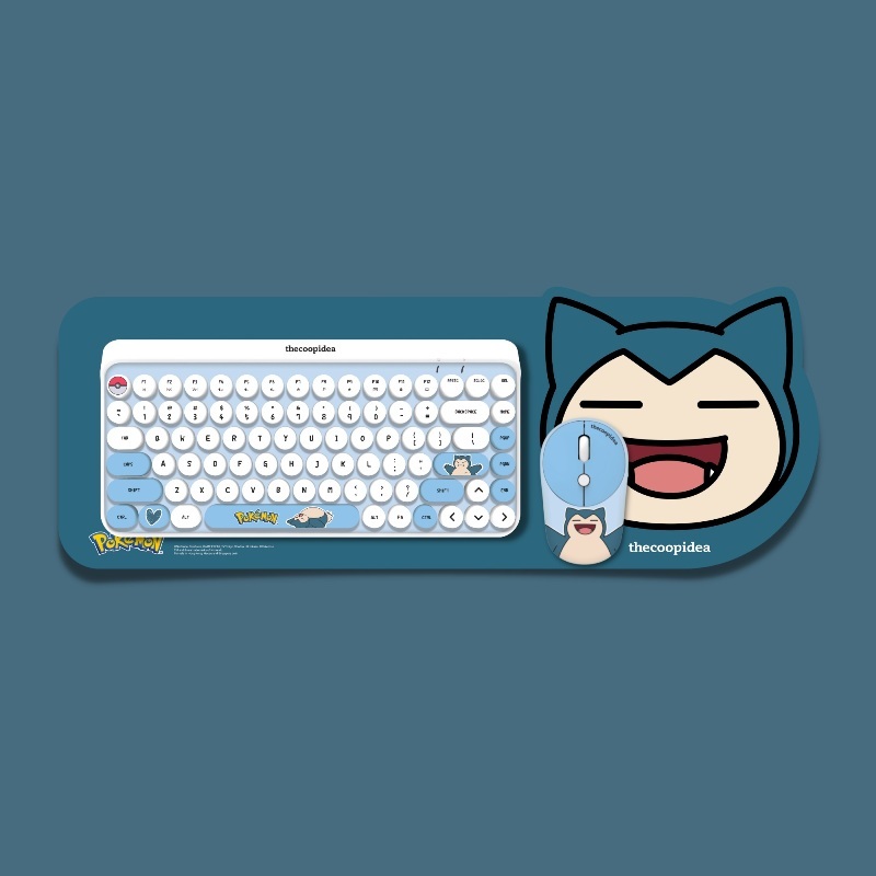 Thecoopidea pokémon TAPPY Wireless Keyboard Set - Snorlax | Shopee ...