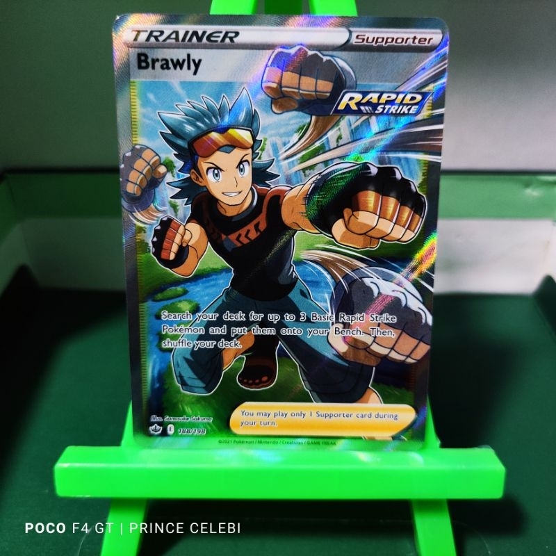 Pokemon TCG - Brawly Full Art | Shopee Philippines